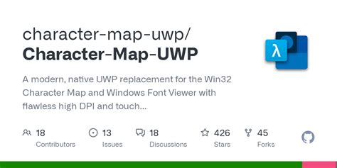 Character Map Uwpdwritefontaxish At Master · Character Map Uwp