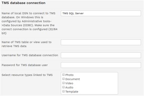 TMS Link ResourceSpace