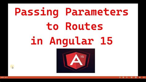 Part 43 Passing Parameters To Routes Using Route Snapshot Angular15 Tutorials For Beginners