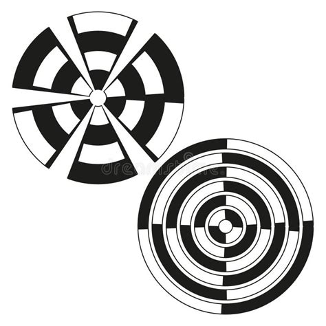 Optical Encoder Disc Concentric Circle Pattern Geometric Target