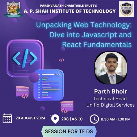 Dsa Apsit On Linkedin Javascript React Webdevelopment Experttalk