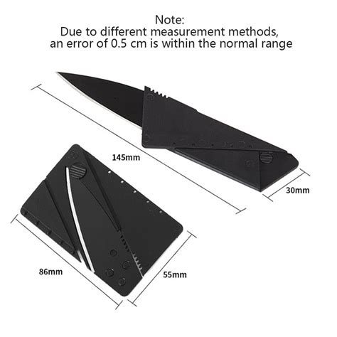 Cutit Tip Card De Credit Cutite De Buzunar Portabil Si Pliabil Ideal Pentru Camping Si