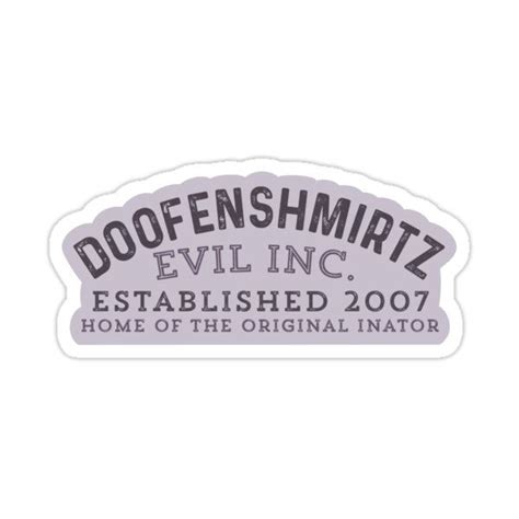 Doofenshmirtz Evil Incorporated Logo