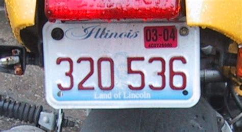 Illinois Motorcycle License Plate Sticker Renewal