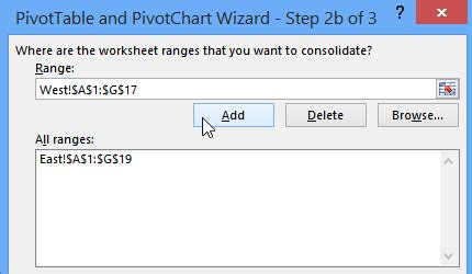 Pivot Chart From Multiple Sheets Ponasa