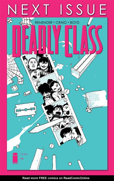 Read Online Deadly Class Comic Issue 15