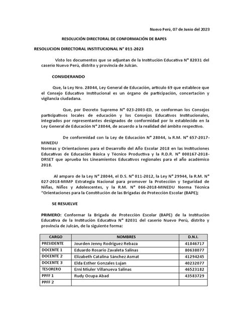 Rd Conformación De Bapes Pdf Justicia Crimen Y Violencia