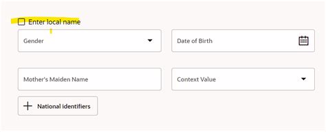 How To Hide The Enter Local Name Checkbox In Personal Details Redwood Page — Cloud Customer Connect