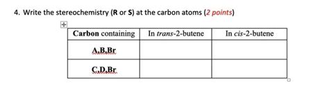 Solved Br A Br В B A II D Br D C Br 4 Write the Chegg com
