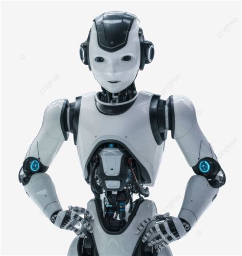 High Tech Artificial Intelligence Humanoid Robot Isolated Humanoid Robot Artificial