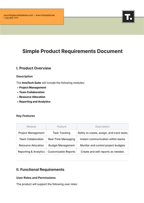 Free Minimum Viable Product Requirements Document Template to Edit Online