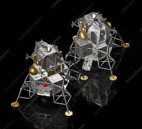 Apollo Lunar Module Illustration Stock Image C029 9100 Science Photo Library