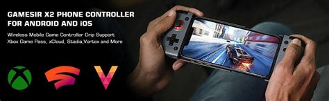 GameSir X2 Bluetooth Mobile Gaming Controller for Android and iOS, Wireless Gamepad with 16 ...