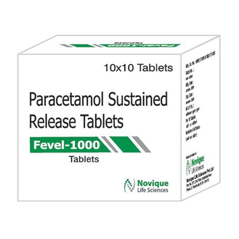 Paracetamol Sustained Release Tablets Drug Type General Medicines At Best Price In Panchkula