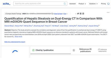 Quantification Of Hepatic Steatosis On Dual Energy Ct In Comparison