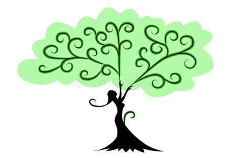 Woman Tree With Hands Stock Illustration Illustration Of Artistic