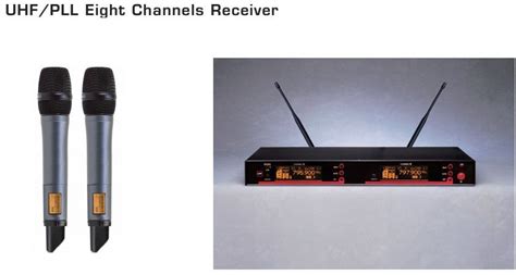 Gymsense Vocal Microphone Wirelss System Handheld Microphone System China Karaoke Microphone