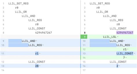arch armv7 test py mismatch for `bfi r0 r1 2 3` lifting · issue