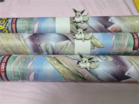 Pokemon Tcg Collection Eevee Playmat Pin Hobbies And Toys Toys And Games On Carousell