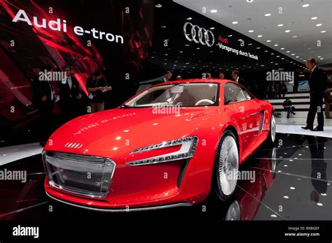 High Performance Sports Car With Electric Drive Audi E Tron Study Of