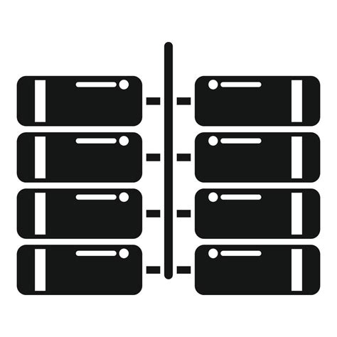 Server Rack Icon Showing Data Center Hosting 49067105 Vector Art At Vecteezy