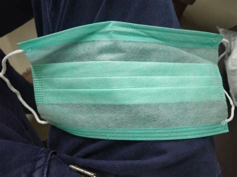 green disposable face sanitizing mask at best price in surat surat