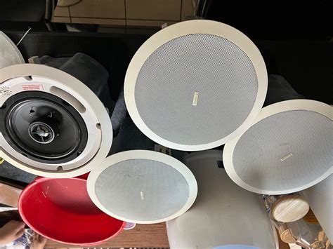 Extron Si 26 Ct Ceiling Speakers 4pcs Audio Soundbars Speakers