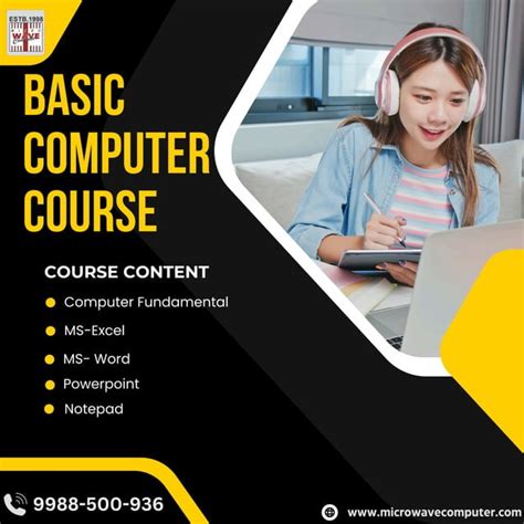Introduction To Basic Computer Course Pdf