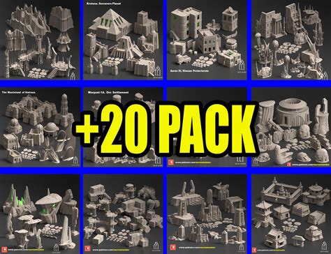 6 Stl Pack Etsy