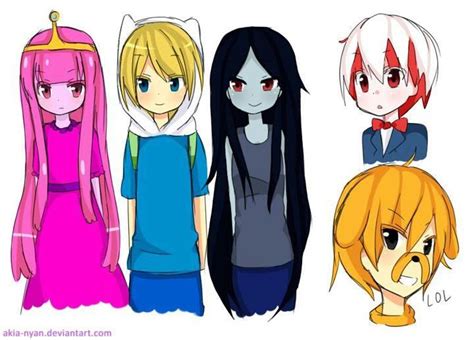 Adventure Time Characters As Humans Anime Adventure Time Characters As Humans Anime