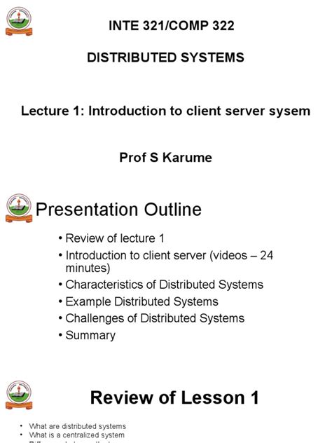 Lecture 2 Introduction To Client Server Computing 1 Pdf
