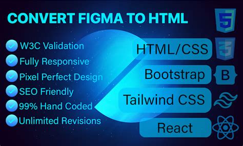 conversion figma to html bootstrap tailwind react by webdevkhairul