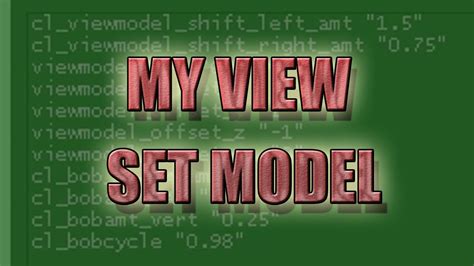 Csgo My Viewmodel Youtube