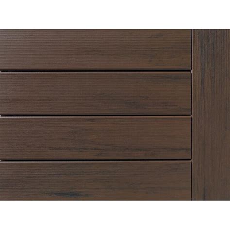 Timbertech Pro Legacy 1 In X 6 In X 20 Ft Mocha Grooved Composite Deck Board In The Composite