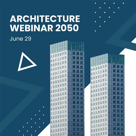 Free Architecture Webinar Instagram Post Template To Edit Online