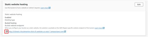 How To Create A Static Website Using Amazon S3 Cloudmentorpro Blog
