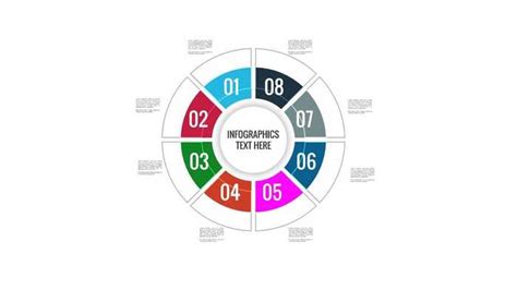 Circular Diagram With Numbers Powerpoint Template Free Download Pikbest