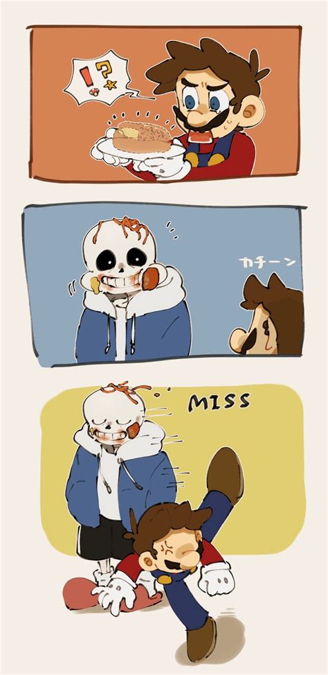 Mario And Sans Mario And 1 More Drawn By Mimimimimimim9999 Danbooru
