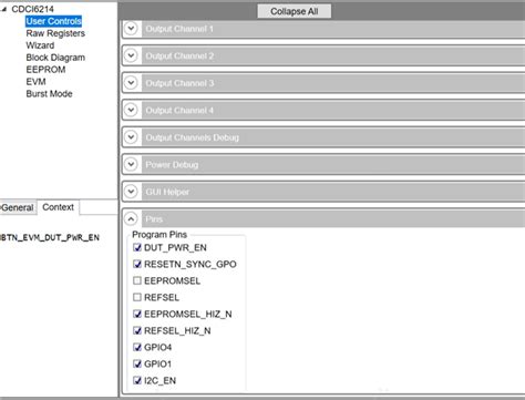 Cdci6214 Cdci6214 Clock And Timing Forum Clock And Timing Ti E2e Support Forums
