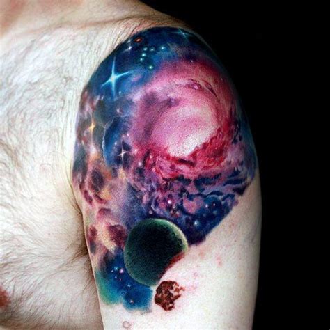 60 Nebula Tattoo Designs For Men Galaxy Tattoo Space Tattoo Nebula