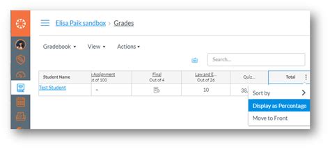 Grade Displays Ciis Knowledgebase