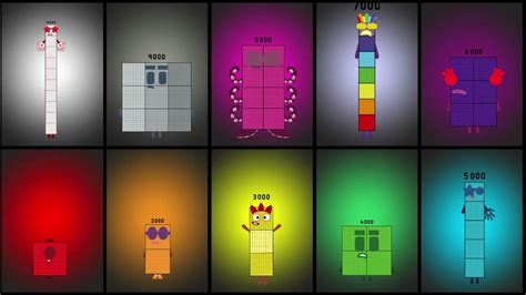 Mesmerizing Numberblocks Band Reimagined 1000 10000 Original In