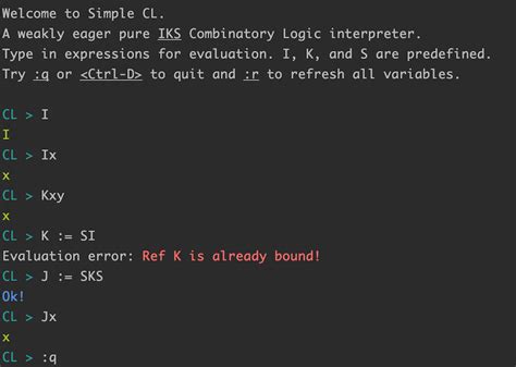 Simple Combinatory Logic And Lambda Calculus In Scala Cl Scala