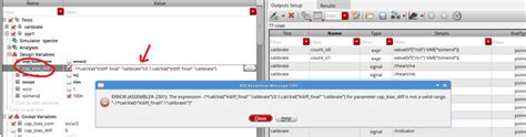Parameterizing Variable Which Uses Calcval Throws Error Custom Ic