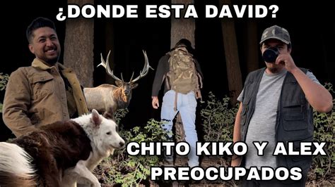 Chito Kiko Y Alex Preocupados David Caminando La Oscuridad Del Bosque