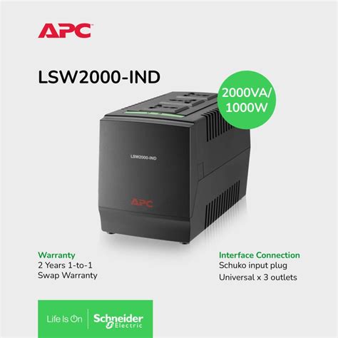 APC LSW2000 IND 2000VA Blossom Toko Komputer Malang