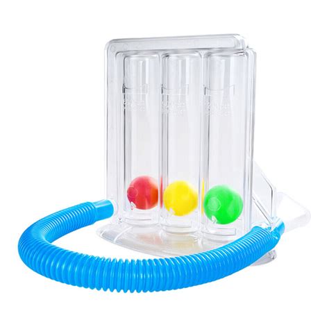 Lung Exerciser 3 Ball Breathing Spirometer Trainer Au