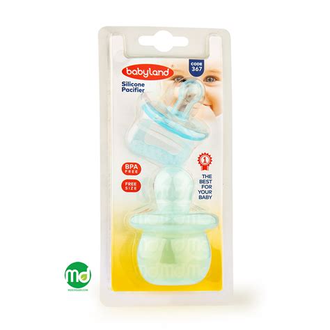 پستانک کودک سیلیکونی بی بی لند همراه با قاب محافظ کد 367 مرسی دارو