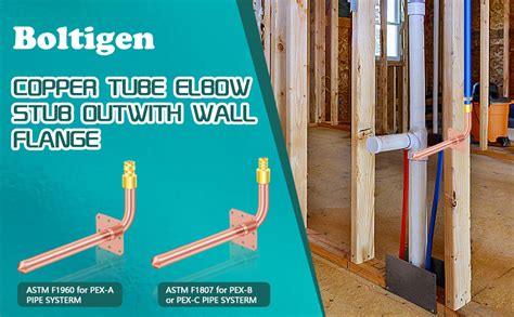 Boltigen 5pcs Pex Expansion Cooper 12 Pex Copper Stub