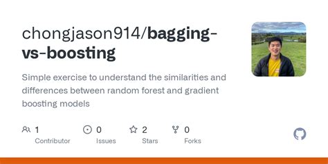 Github Chongjason914bagging Vs Boosting Simple Exercise To